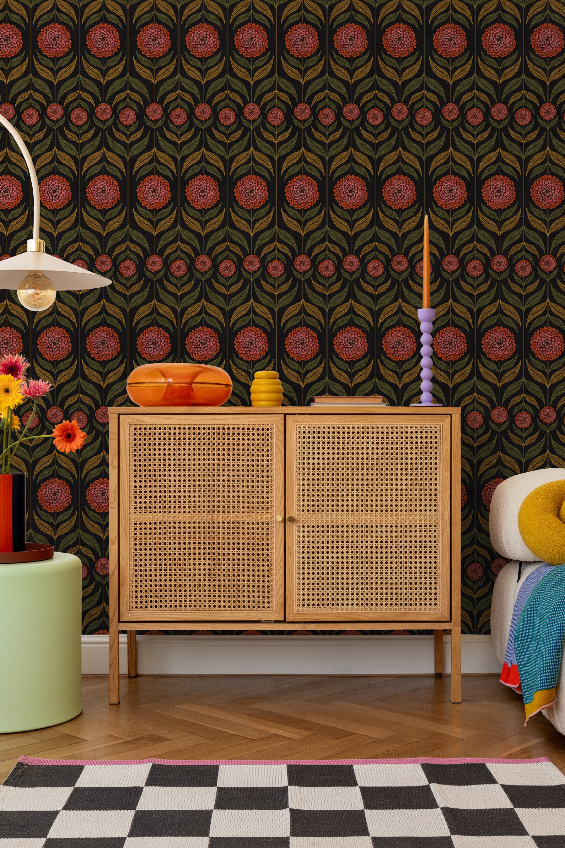 Charlotte Carousel | Artist Series Paste the Wall Wallpaper by Artscape ...