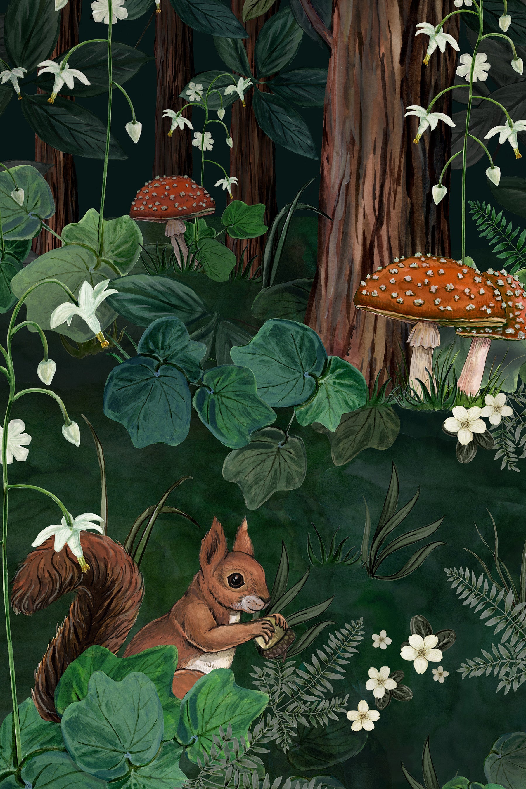 Woodland Mural | Artist Series Paste the Wall Wallpaper by Artscape | Made in Sweden – Artscape Inc