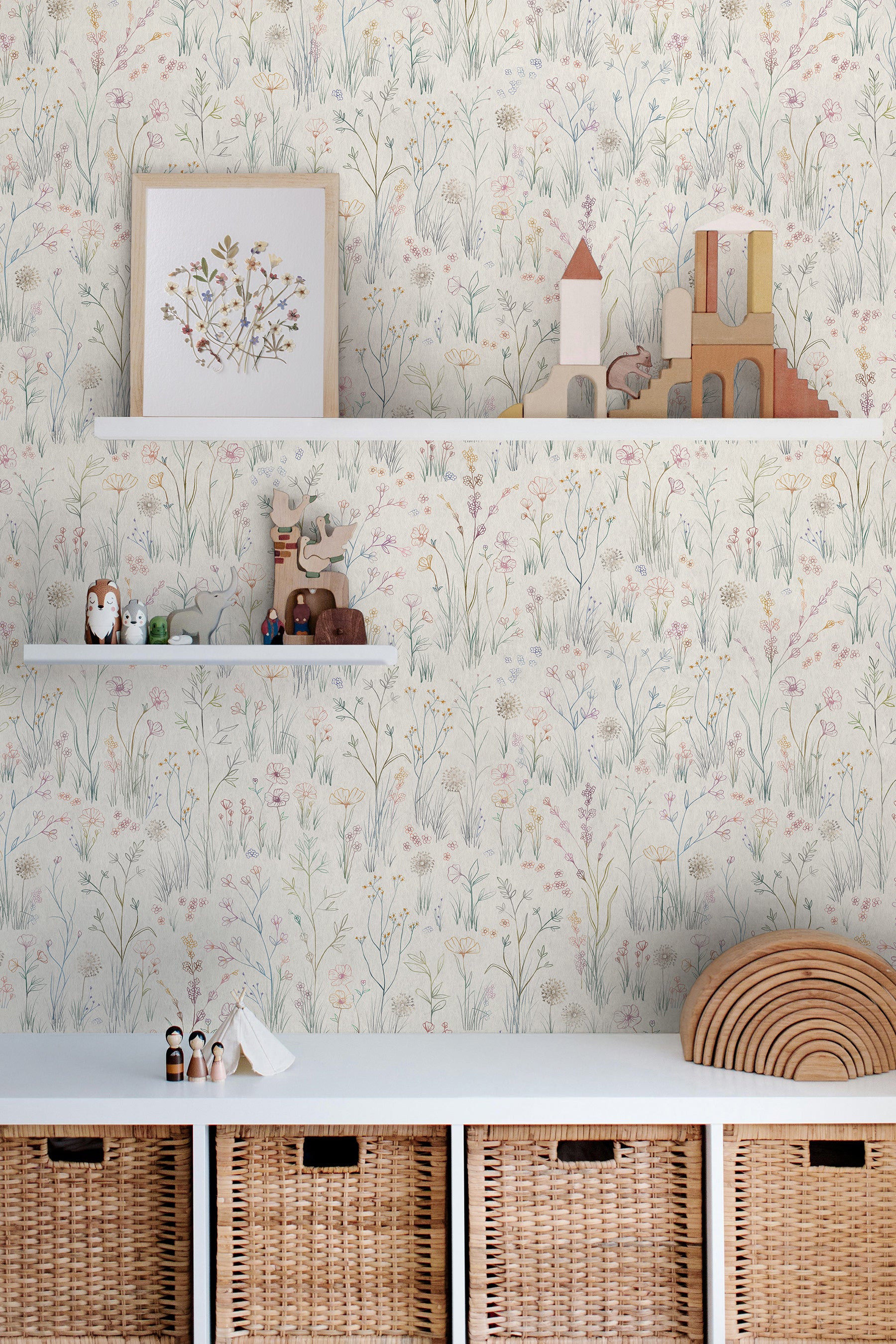 Meadow Carnival | Wallpaper by Artscape | Paste the Wall | Made in ...