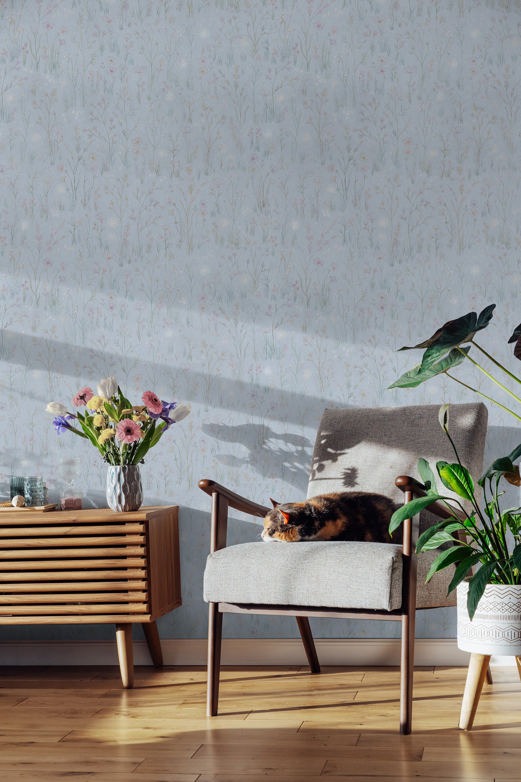 Meadow Lakeside | Wallpaper by Artscape | Paste the Wall | Made in ...