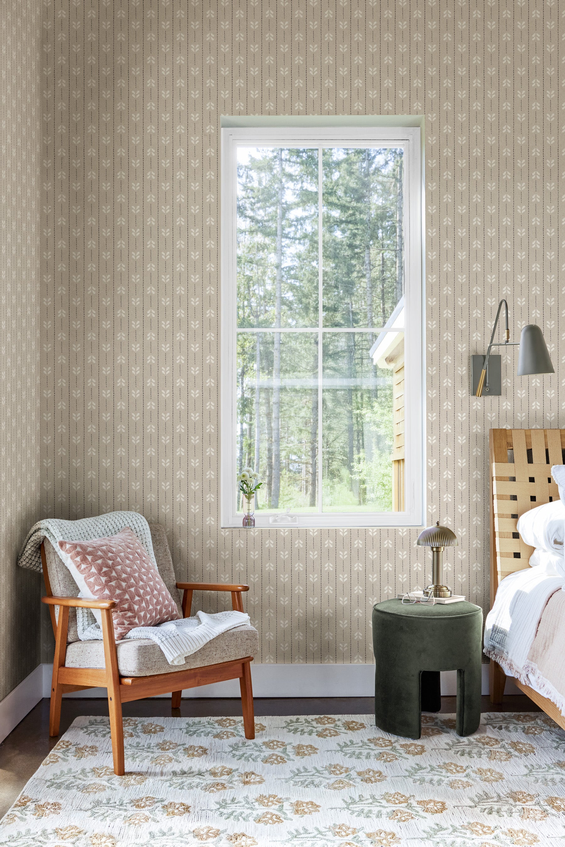 Lark Linen | Artist Series Paste the Wall Wallpaper by Artscape | Made ...
