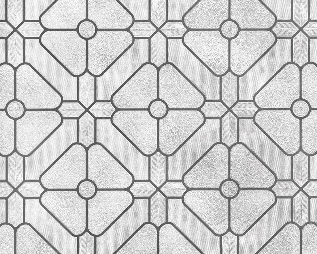 Aster | Window Film with Textured Leaded Glass Pattern | Made in USA ...