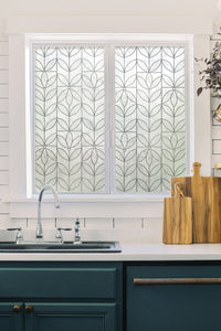Orion | Window Film with Textured Leaded Glass Pattern | Made in USA ...