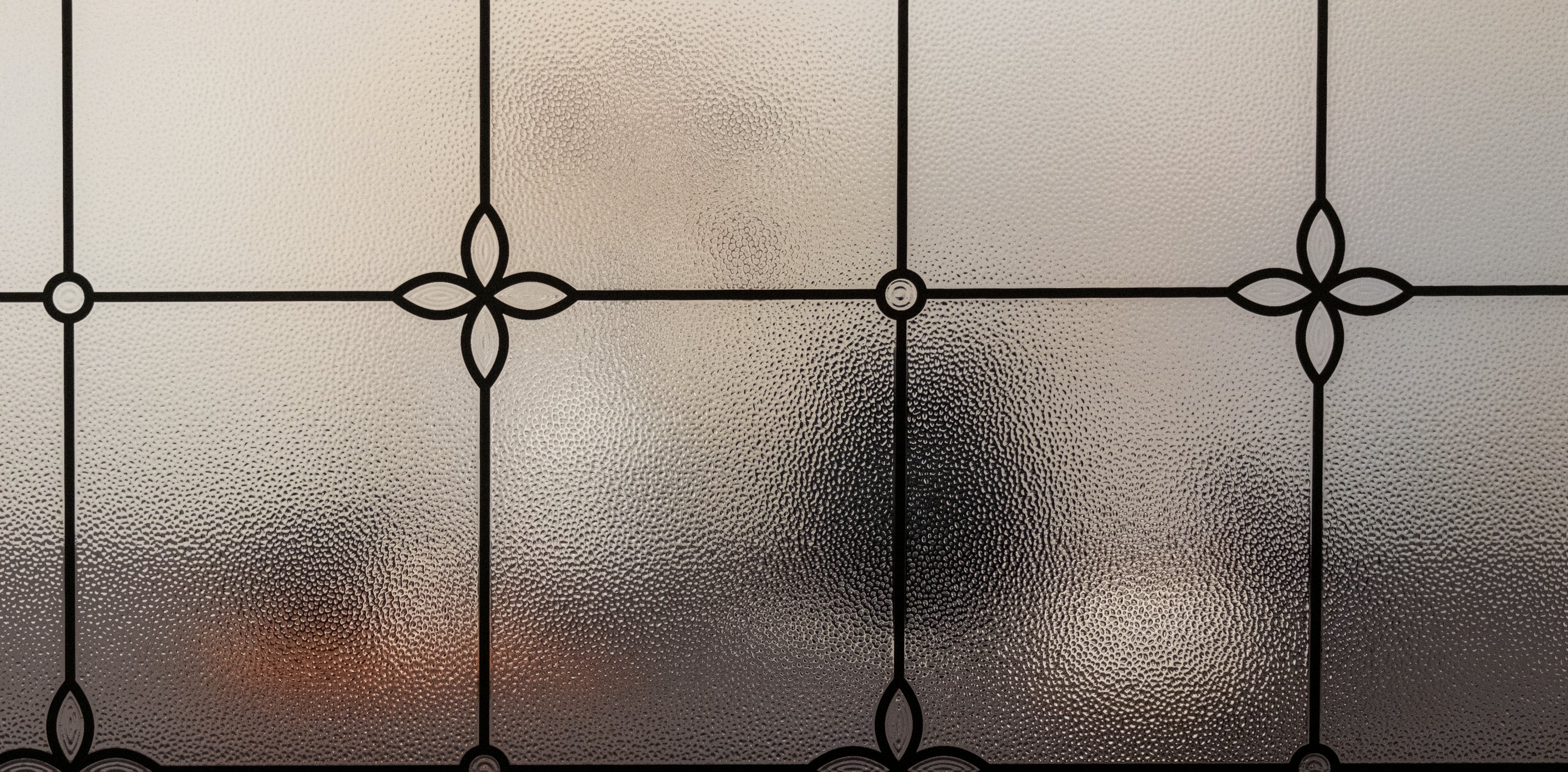 Victoria | Window Film with Textured Leaded Glass Pattern | Made in USA ...