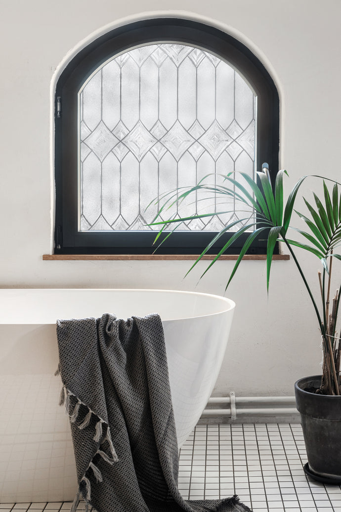 Regent | Window Film with Textured Leaded Glass Pattern | Made in USA ...