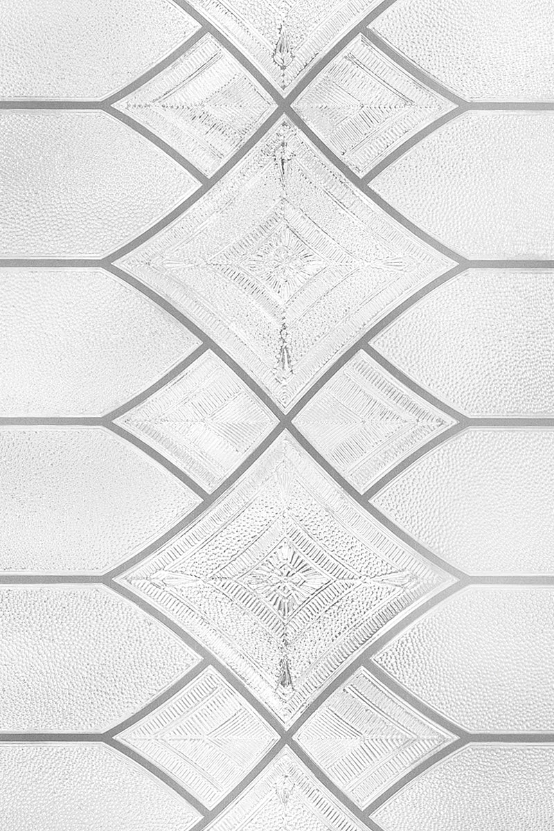 Gatehouse Large | Window Film with Textured Leaded Glass Pattern | Made ...