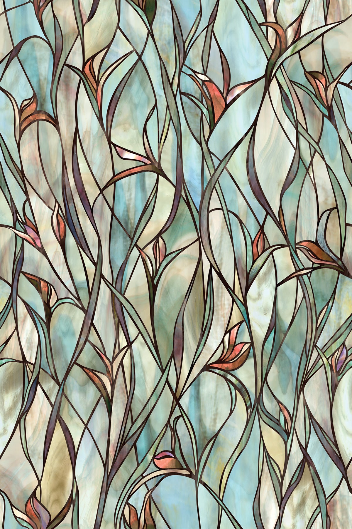 Savannah | Window Film with Vibrant Colored Pattern | Made in USA ...