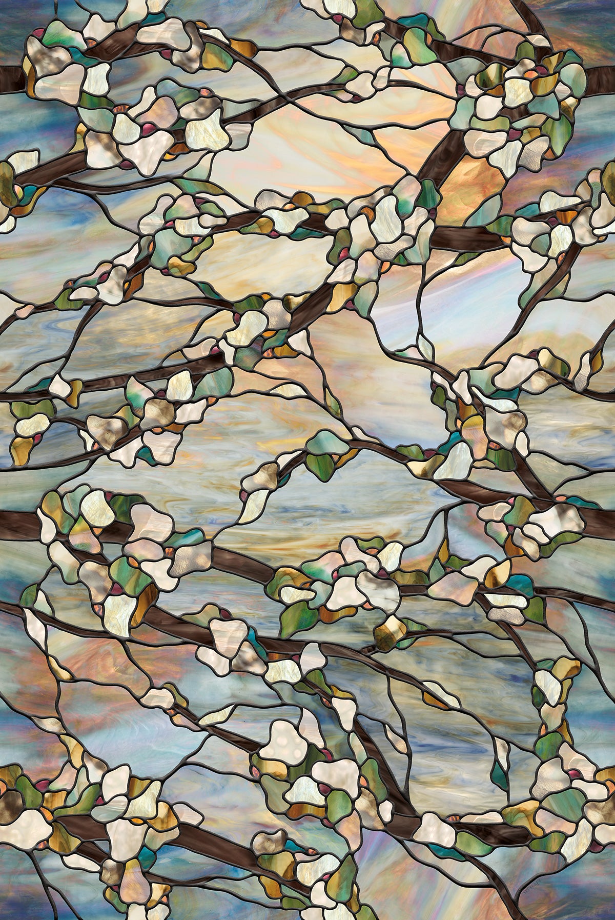 Sunset | Window Film with Vibrant Colored Pattern | Made in USA ...