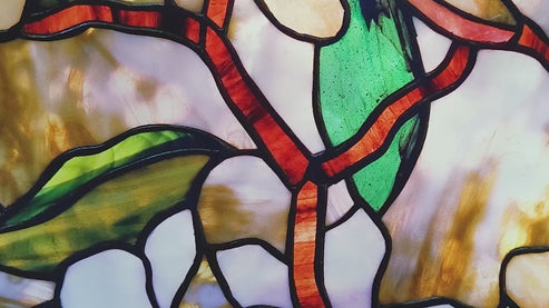 Magnolia | Window Film with Vibrant Colored Pattern | Made in USA ...