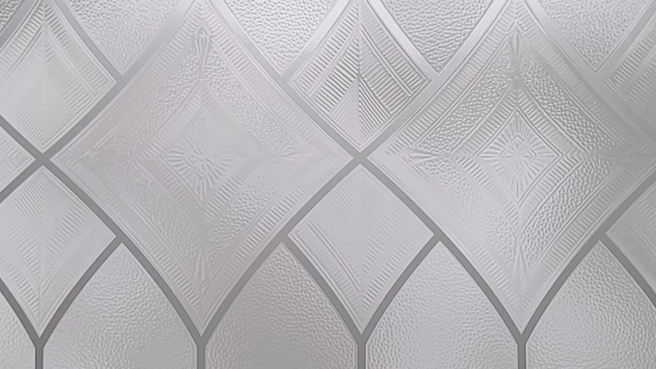 Regent | Window Film with Textured Leaded Glass Pattern | Made in USA ...